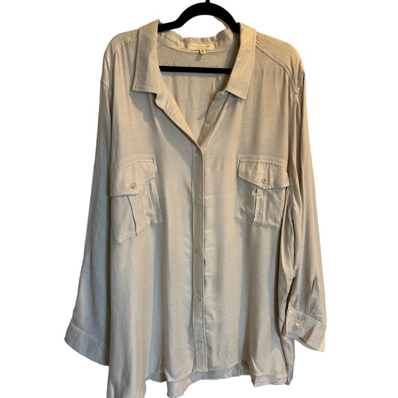 Side Stitch | Tops | Side Stitch Los Angeles Qvc Womens 5x Neutral ...